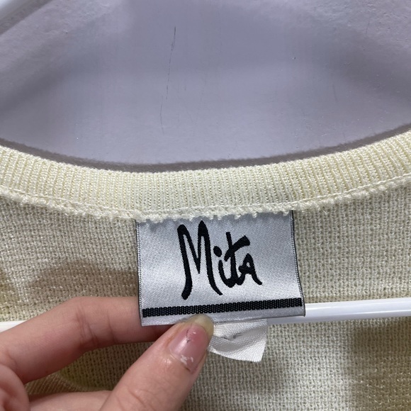 Mita | Sweaters | Vintage Mita Womens Retro Style Pink Green Color ...